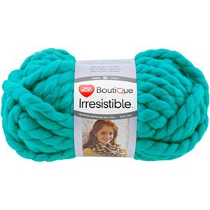 red heart irresistible e848.7530 yarn, teal