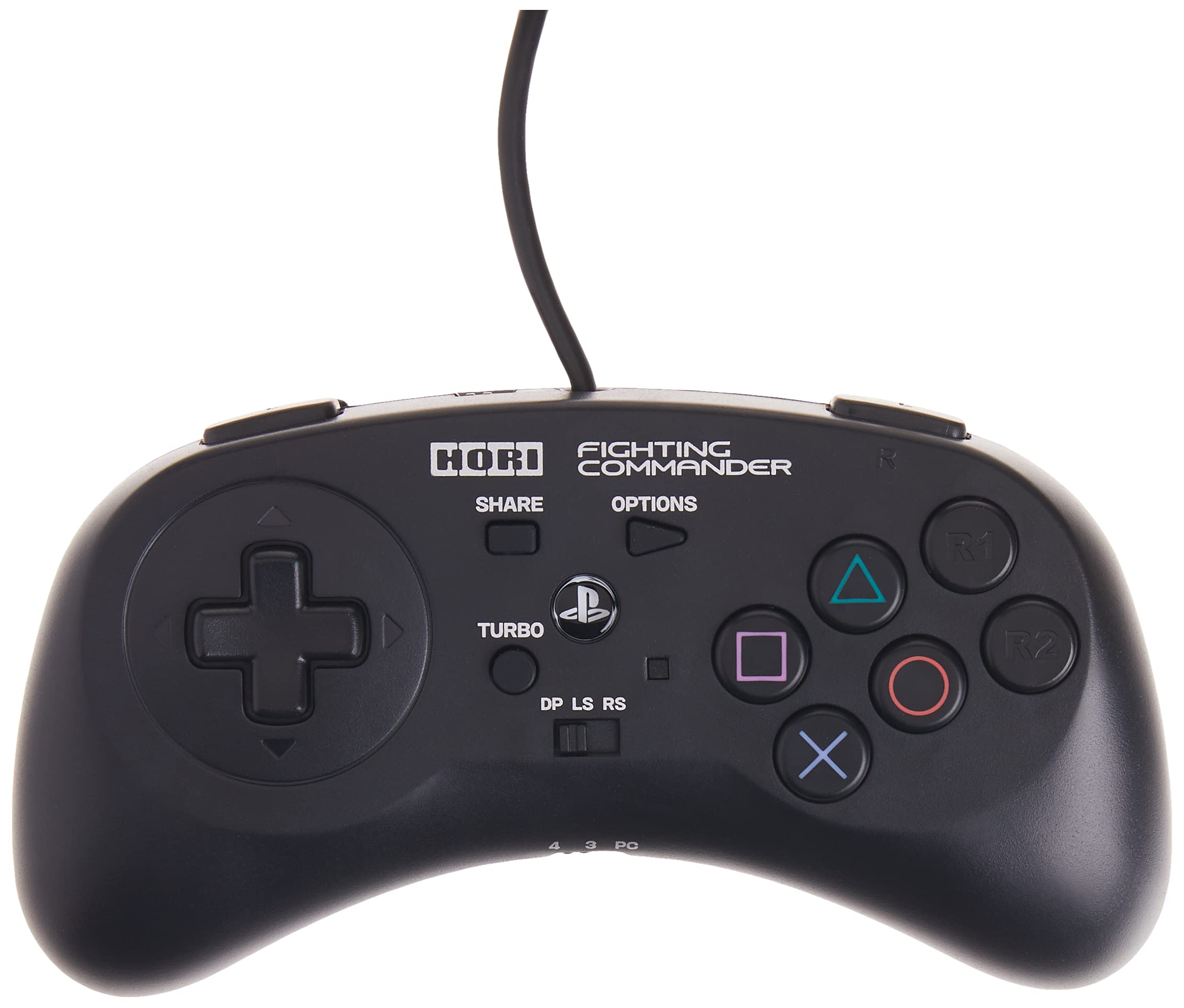 HORI Fighting Commander for PlayStation 4 & 3 Officially Licensed by Sony - PlayStation 4