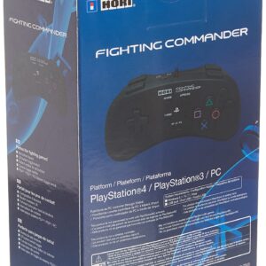 HORI Fighting Commander for PlayStation 4 & 3 Officially Licensed by Sony - PlayStation 4