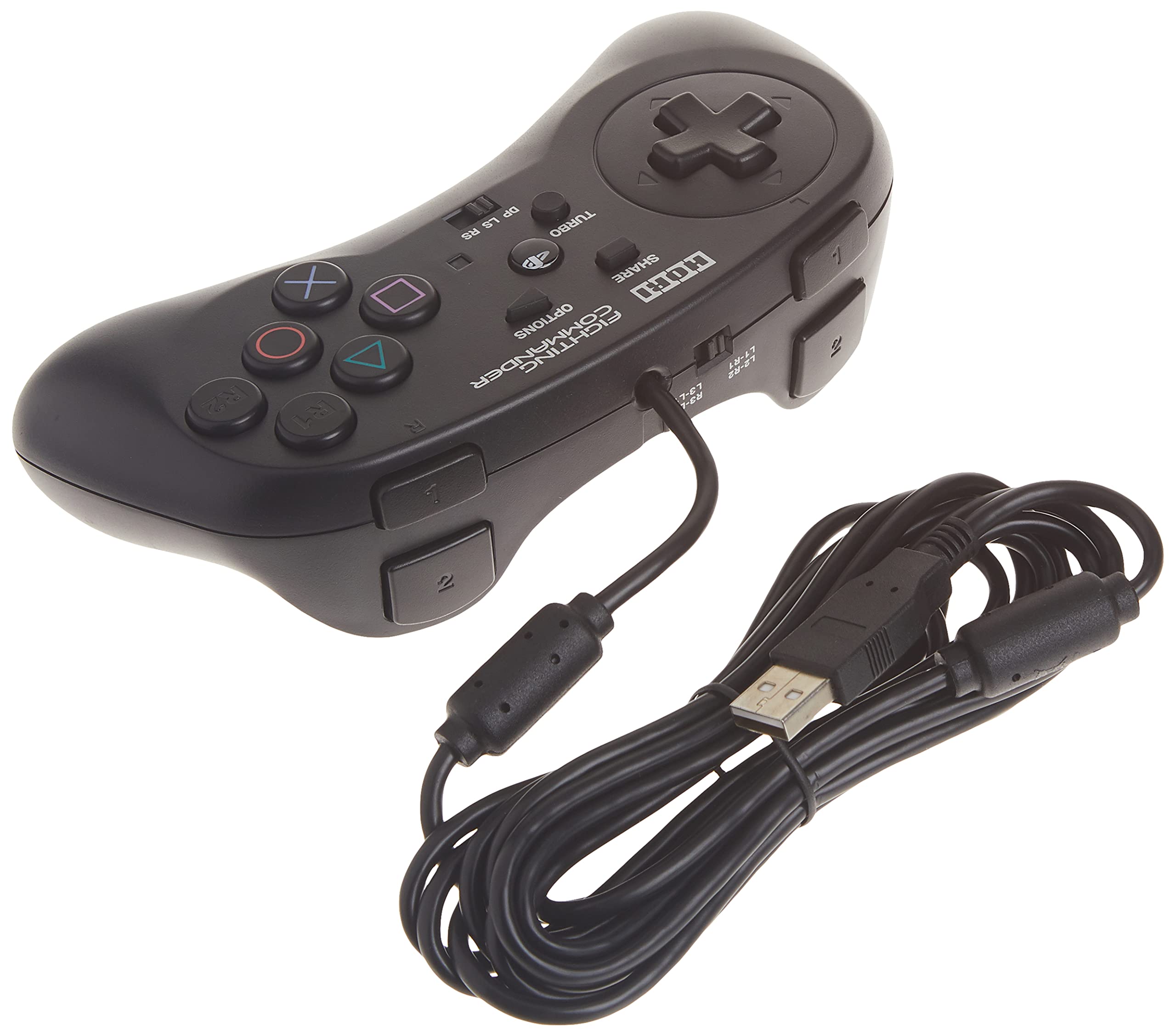 HORI Fighting Commander for PlayStation 4 & 3 Officially Licensed by Sony - PlayStation 4