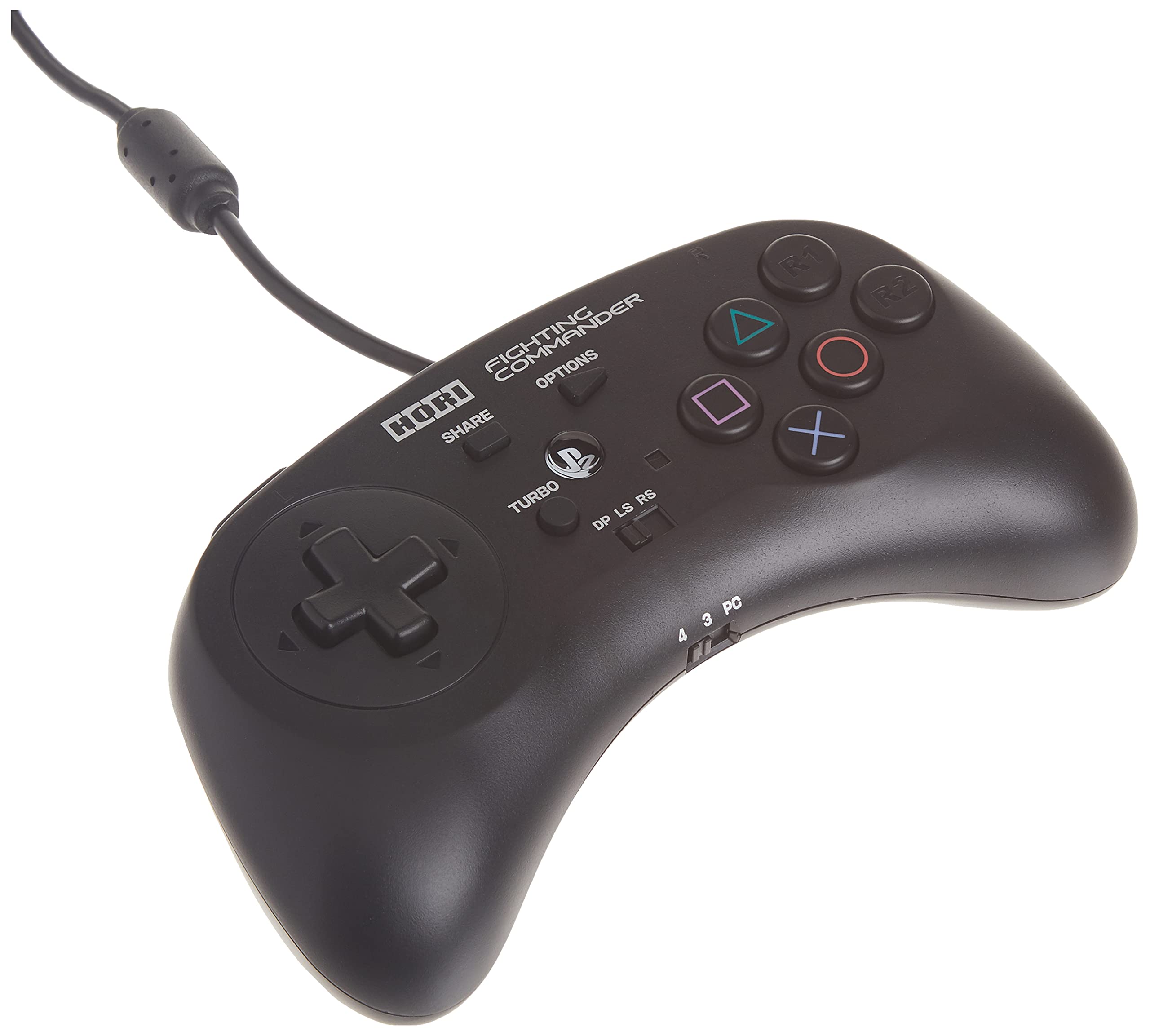 HORI Fighting Commander for PlayStation 4 & 3 Officially Licensed by Sony - PlayStation 4