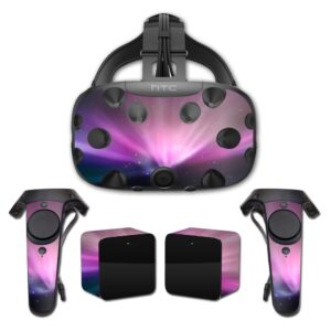 mightyskins skin compatible with htc vive full coverage - spaced out | protective, durable, and unique vinyl decal wrap cover | easy to apply, remove, and change styles | made in the usa