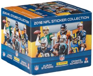 panini nfl 2016 sticker refill box, small, black