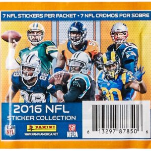 Panini NFL 2016 Sticker Refill Box, Small, Black