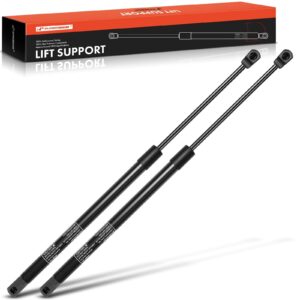 a-premium front hood lift supports shock struts compatible with select ford models - excursion 2000-2005, f250 f350 f450 f550 super duty 1999-2007, f350 1995-1997 - replace # f81z16c826aa (2-pc set)