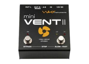 neo instruments mini vent ii rotary speaker simulator pedal