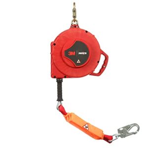 3m fall protection business protecta rebel self retracting lifeline, leading edge, cable 3590546, 50'. (15.2m), 1 each