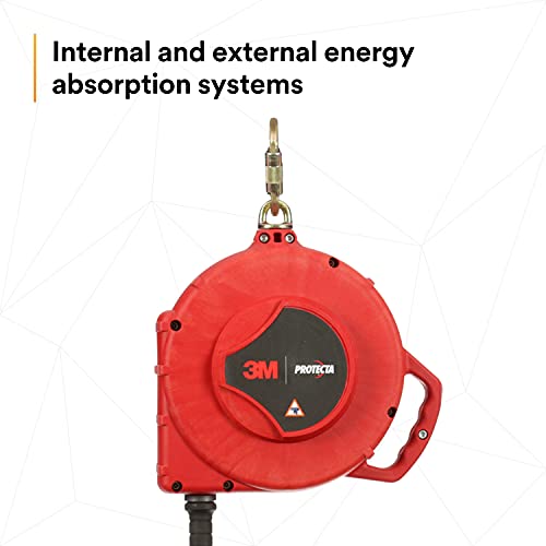 3M Fall Protection Business Protecta Rebel Self Retracting Lifeline, Leading Edge, Cable 3590546, 50'. (15.2M), 1 Each