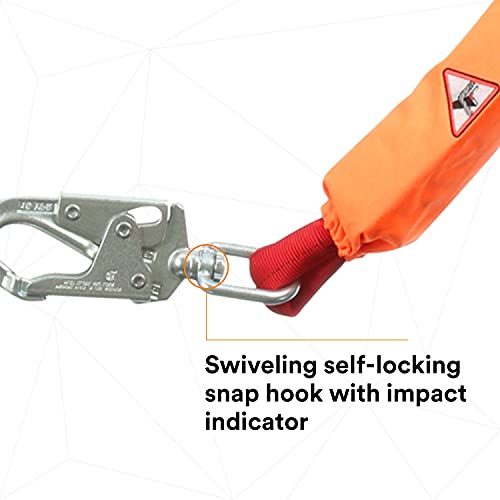 3M Fall Protection Business Protecta Rebel Self Retracting Lifeline, Leading Edge, Cable 3590546, 50'. (15.2M), 1 Each