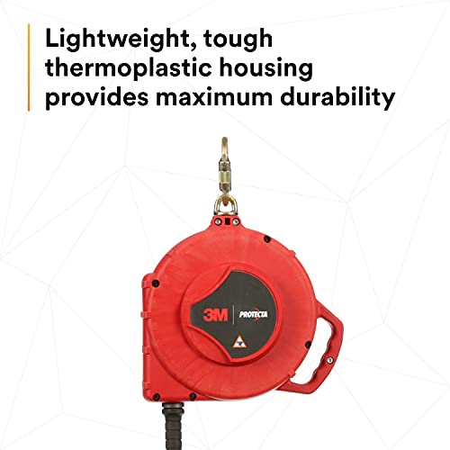 3M Fall Protection Business Protecta Rebel Self Retracting Lifeline, Leading Edge, Cable 3590546, 50'. (15.2M), 1 Each