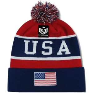 rapiddominance rapid dominance beanie, usa, nvy/red, navy red