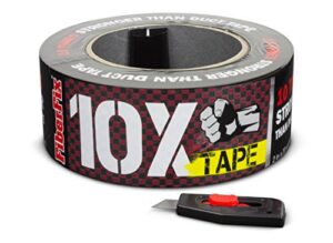 fiberfix 10x tape - repair tape 100x stronger than duct tape - 2" (1 roll)