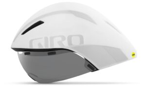 giro aerohead mips cycling helmet matte white/silver large