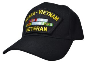 korea vietnam veteran ball cap black