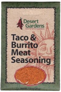 desert gardens taco & burrito meat seasoning (pack of 4)