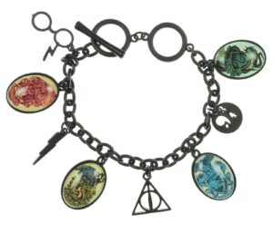 harry potter deathly hallows eight charm bracelet