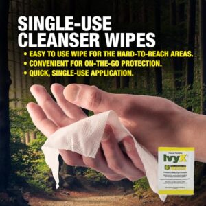 CoreTex Ivy X Post-Contact Poison Ivy Wipes - Pack of 300 Single-Use Poison Ivy Treatment Wipes to Assist in the Removal of Poison Ivy, Poison Oak, & Poison Sumac Oils - Poison Ivy Wash Wipes