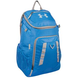 under armour water resistant durable undeniable baseball softball bat pack, blue