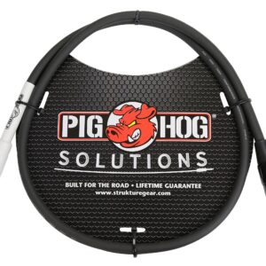 Pig Hog PX4T6 XLR Male to 1/4" TRS Instrument Cable, 6 Feet