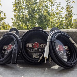 Pig Hog PX4T6 XLR Male to 1/4" TRS Instrument Cable, 6 Feet