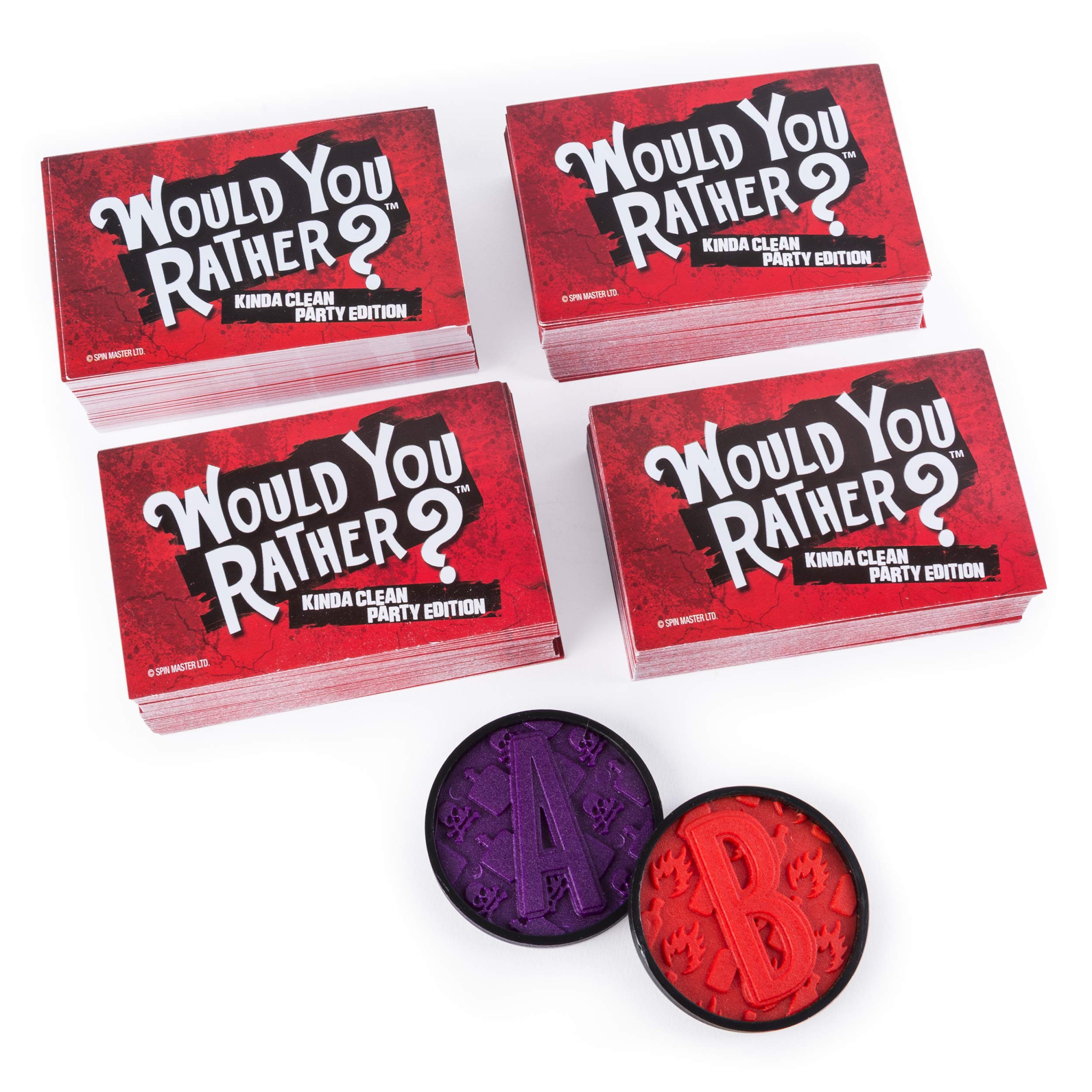 Spin Master Games - Would You Rather…? Kinda Clean Party Edition Edition