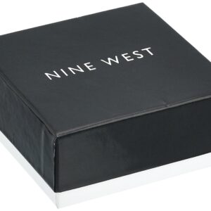 Nine West "Nw Boxed Gifting" Silver-Tone Bar Stretch Bracelet