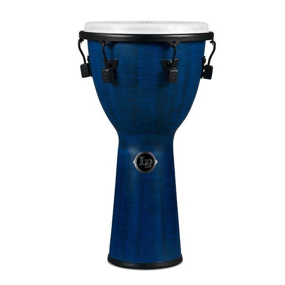 Latin Percussion LP727B Lug Tuned Djembe 12.5" Synthetic Shell, Synthetic Head, Blue