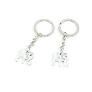 190 pieces fashion jewelry keyring keychain door car key tag ring chain supplier supply wholesale bulk lots j7tk6 cute elephant