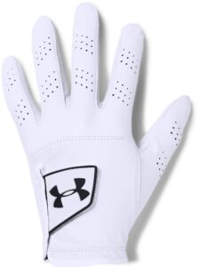 under armour men's ua spieth tour glove rsm white