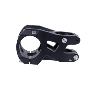 FIFTY-FIFTY Aluminum Alloy Mountain Bike Stem for 1-1/8 Steer Tube 31.8mm Handlebar, Short Handlebar Stem for All Mountain, MTB, Downhill, Freeride(50mm, Black)