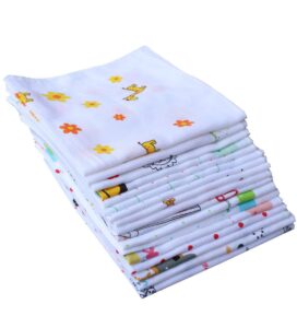 new cute 100% cotton boys/girls hankerchiefs 35cm x 35cm pack