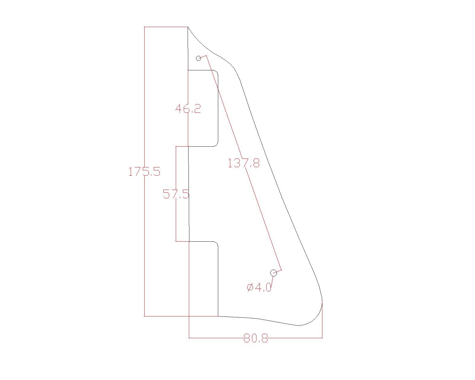 KAISH Single Cream 1 Ply LP Guitar Pickguard with Chrome Bracket for Epi Les Paul