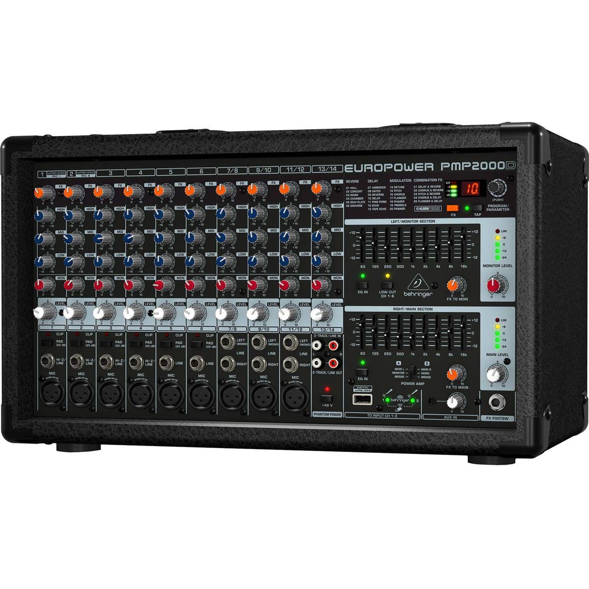 Behringer PMP2000D 14-Channel 2000W Powered Mixer