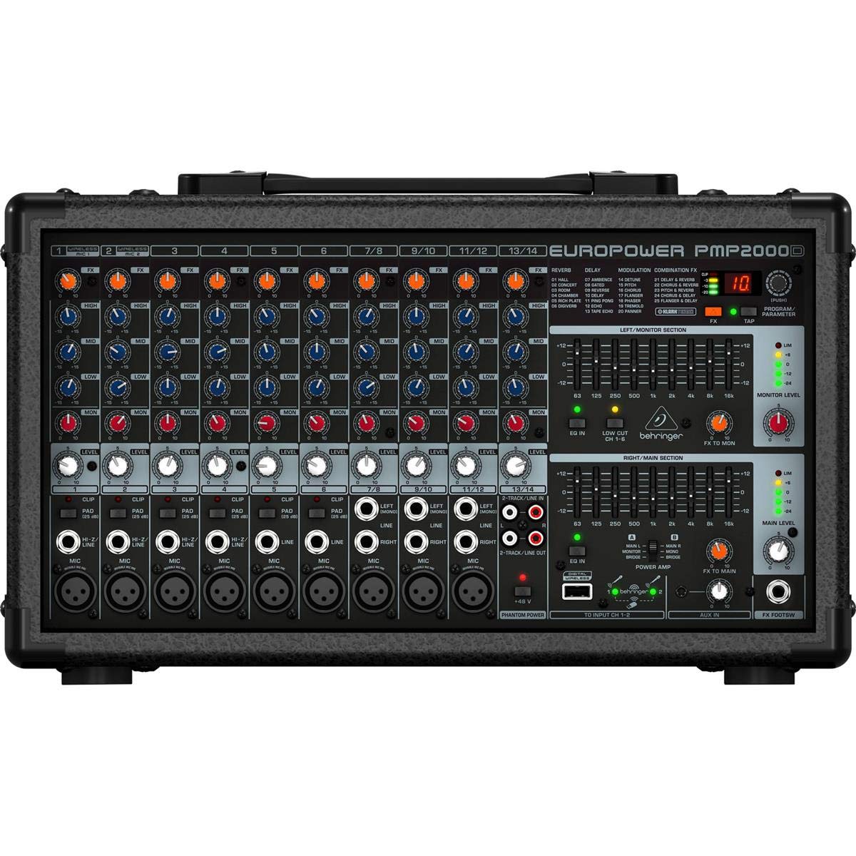 Behringer PMP2000D 14-Channel 2000W Powered Mixer