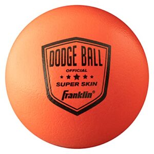 Franklin Sports Dodgeball Ball Set – Superskin-Coated Foam Balls for Playground Games – Small Dodgeballs for Gymnasium Games – Easy-Grip Foam Balls – Won’t Shred or Tear for Hours of Fun (pack of 6)