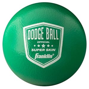 Franklin Sports Dodgeball Ball Set – Superskin-Coated Foam Balls for Playground Games – Small Dodgeballs for Gymnasium Games – Easy-Grip Foam Balls – Won’t Shred or Tear for Hours of Fun (pack of 6)