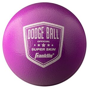 Franklin Sports Dodgeball Ball Set – Superskin-Coated Foam Balls for Playground Games – Small Dodgeballs for Gymnasium Games – Easy-Grip Foam Balls – Won’t Shred or Tear for Hours of Fun (pack of 6)