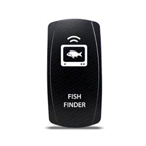 ch4x4 marine rocker switch fish finder symbol 3- blue led