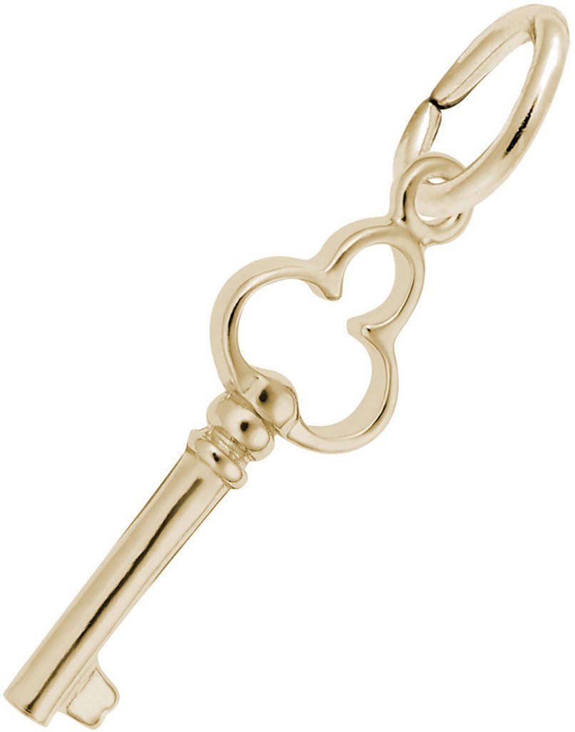 Rembrandt Key Charm - Metal - 10K Yellow Gold