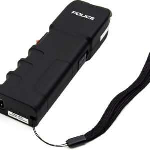 POLICE Stun Gun with LED Flashlight - 928 (Black)