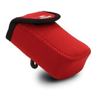 Megagear MG798MegaGear Olympus Tough TG-6, TG-5, TG-4, TG-870, TG-860 Ultra Light Neoprene Camera Case, with Carabiner - Red