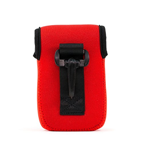 Megagear MG798MegaGear Olympus Tough TG-6, TG-5, TG-4, TG-870, TG-860 Ultra Light Neoprene Camera Case, with Carabiner - Red