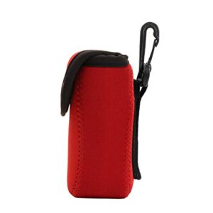 Megagear MG798MegaGear Olympus Tough TG-6, TG-5, TG-4, TG-870, TG-860 Ultra Light Neoprene Camera Case, with Carabiner - Red