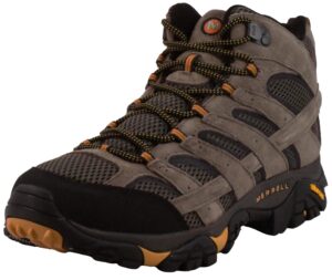 merrell men's moab 2 vent mid hiking boot, walnut, 11 m us