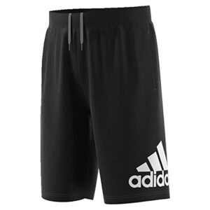 adidas men's basketball crazylight shorts, grey/black, medium