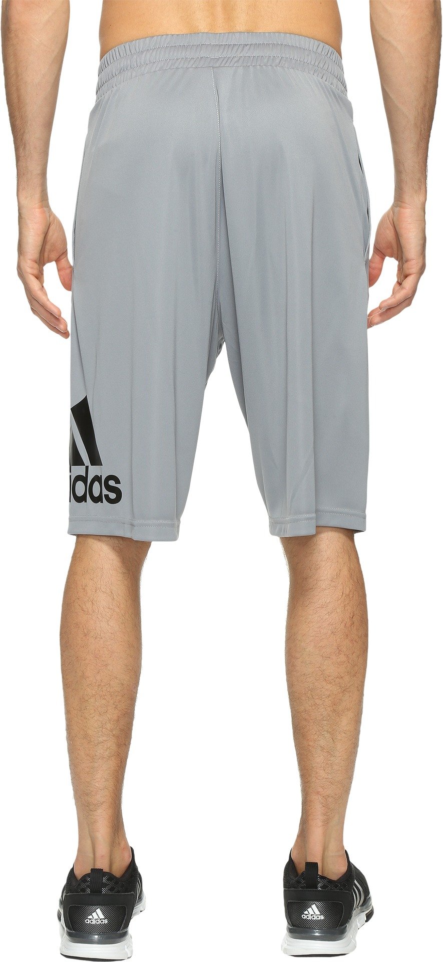 adidas Men's Basketball Crazylight Shorts, Grey/Black, Medium