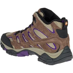 merrell womens j06050 hiking boots, bracken/purple, 6 us