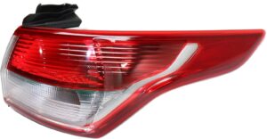 evan fischer passenger side, outer tail light compatible with 2013-2016 ford escape - fo2801229c