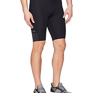 adidas Men's Running Climachill Short Tight Bottom, Black, Small