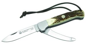 puma ip la caza stag ii handle spanish made folding hunting knife